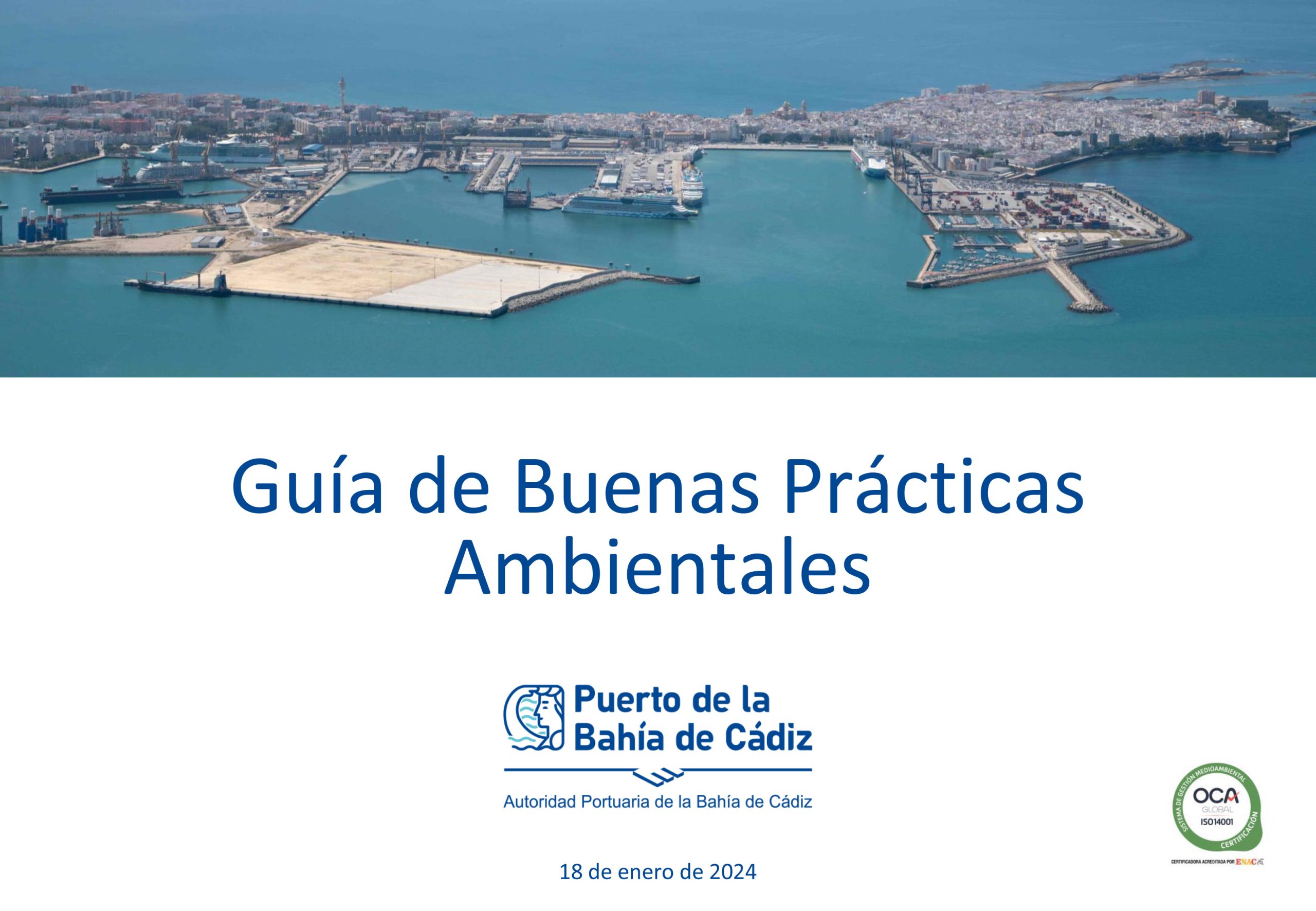 Guía de Buenas Prácticas Ambientales | Puerto de la Bahía de Cádiz